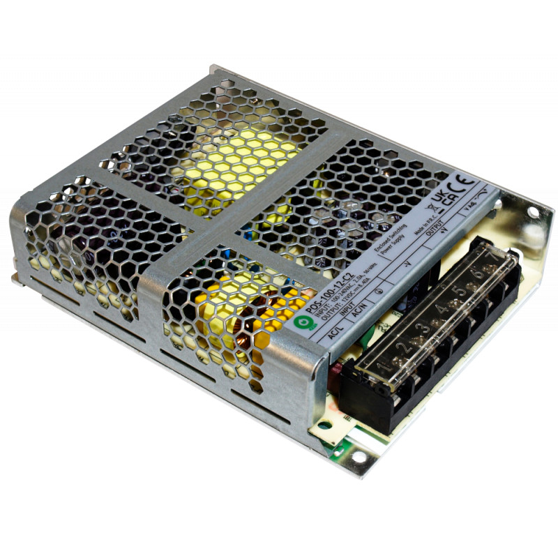 POS Power POS-100-24-C2 Closed Frame Power Supply - 24 Volt - 4.2 ...