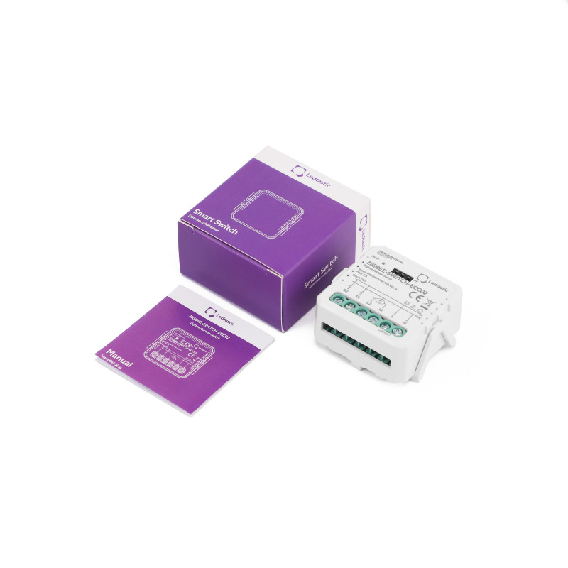 Ledtastic ZIGBEE-SWITCH-ECC02 Smart Roller Shutter Switch - Zigbee 3.0