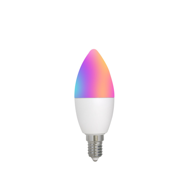 MOES WB-TDC6-RCW-E14-MS Smart LED Bulb - E14 - 6 Watt - RGB+CCT - Wi-Fi